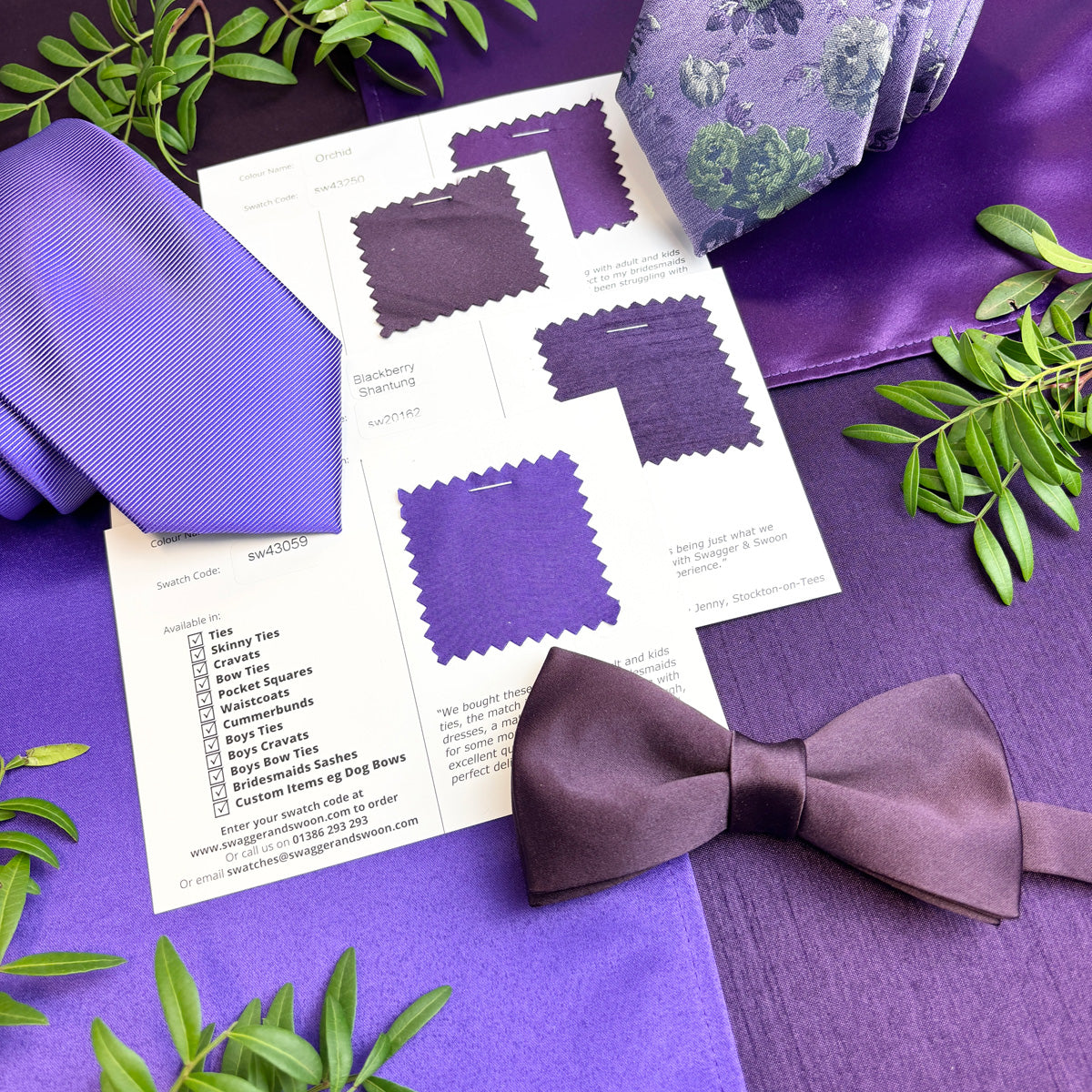 Bright Purple Wedding Colours | Ties, Accessories & Swatches – Page 3 ...