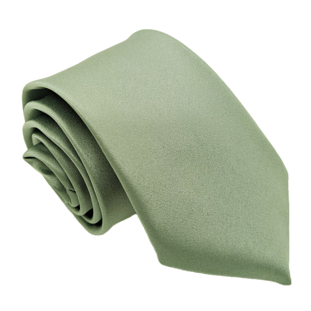 Sage Green Ties | Sage Green Tie and Pocket Square | Sage Ties for Men ...