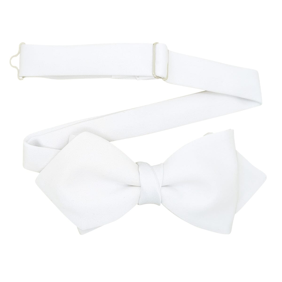 White Satin Bow Tie | White Satin Men's Formal Wear | Men's Bow Ties UK ...